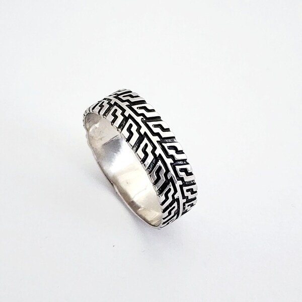 Tire Tread Ring - Etsy