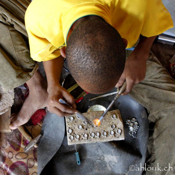 Turtle Chain Necklace Sterling Silver & Semiprecious Stone | Etsy