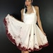 Blood Splatter Halloween Dress, Bloody Pinup Halter Dress, White Blood ...