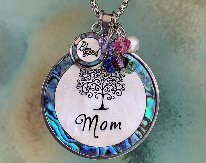 Mom Necklace, Personalized Mom Necklace, Gift for New Mom, Mother's Day ...