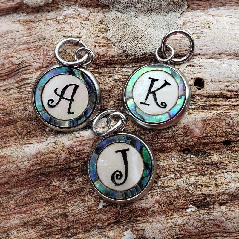 Alphabet Charm Stainless - Etsy