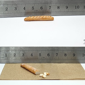 Half Scale Scale 1:24 Dollhouse Miniature Breads Whole Sliced Bakery ...