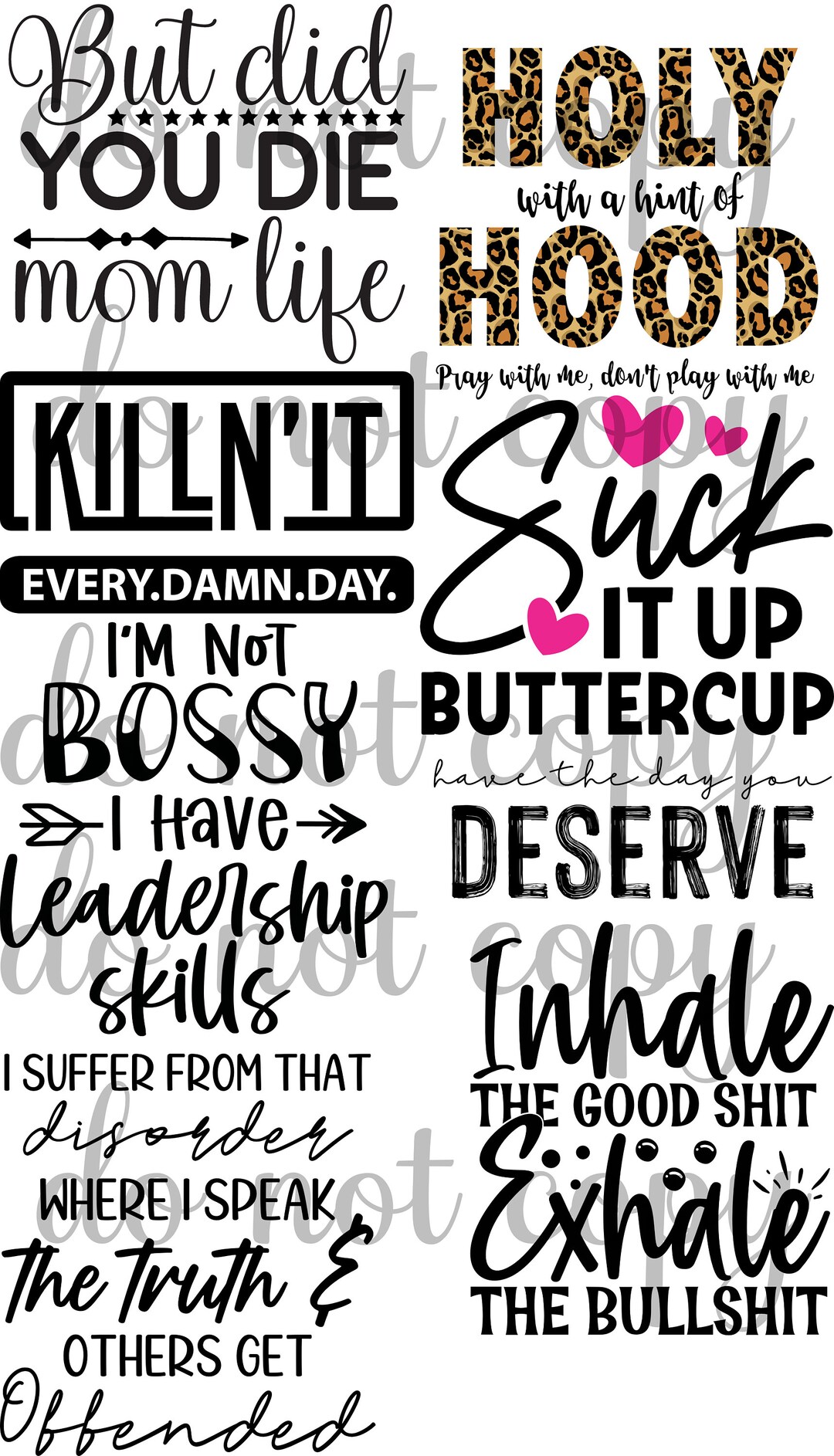 Funny, Sarcastic DTF Transfer -pre-made Sheet - Etsy