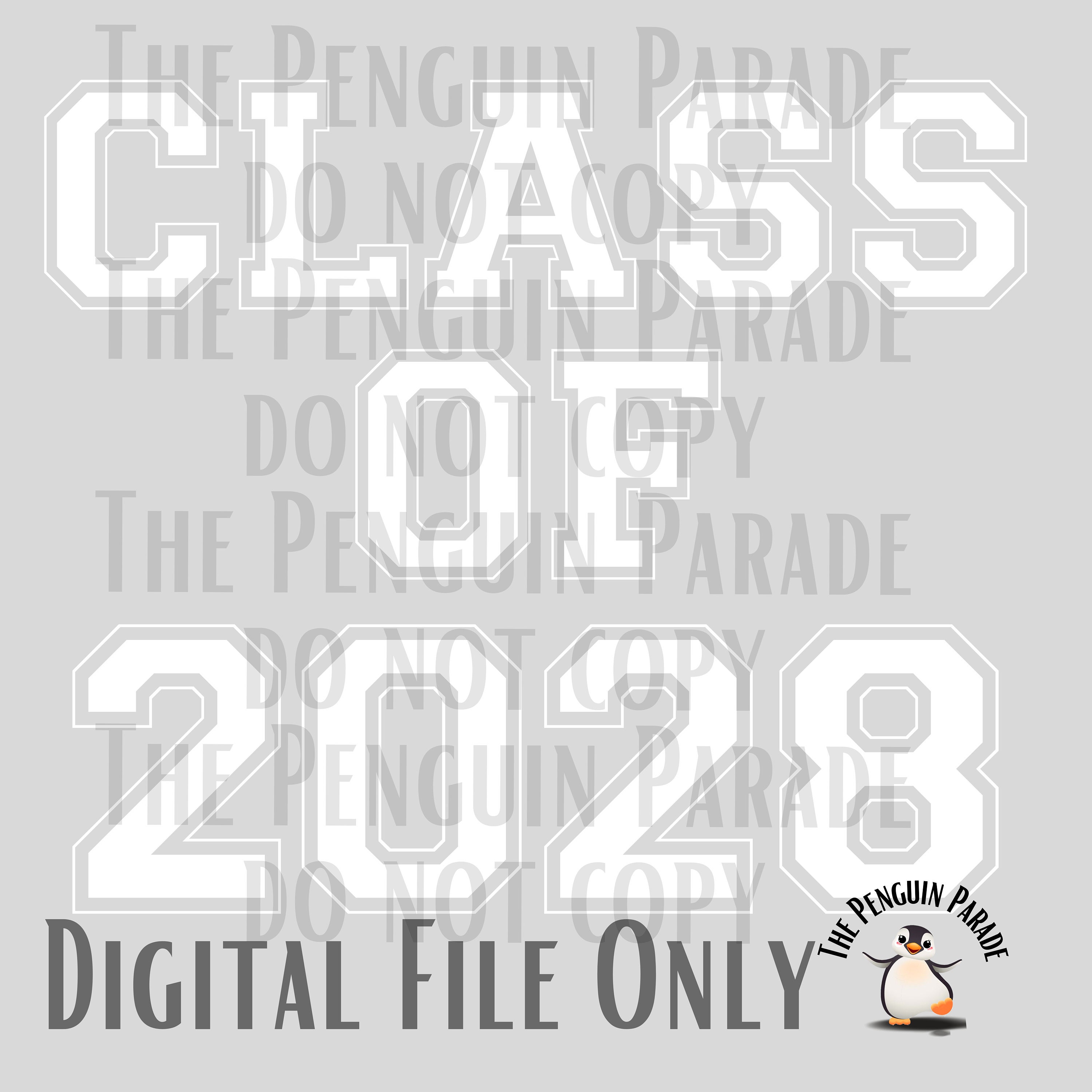 Class of 2028 PNG Digital File Back to School Graduation - Etsy