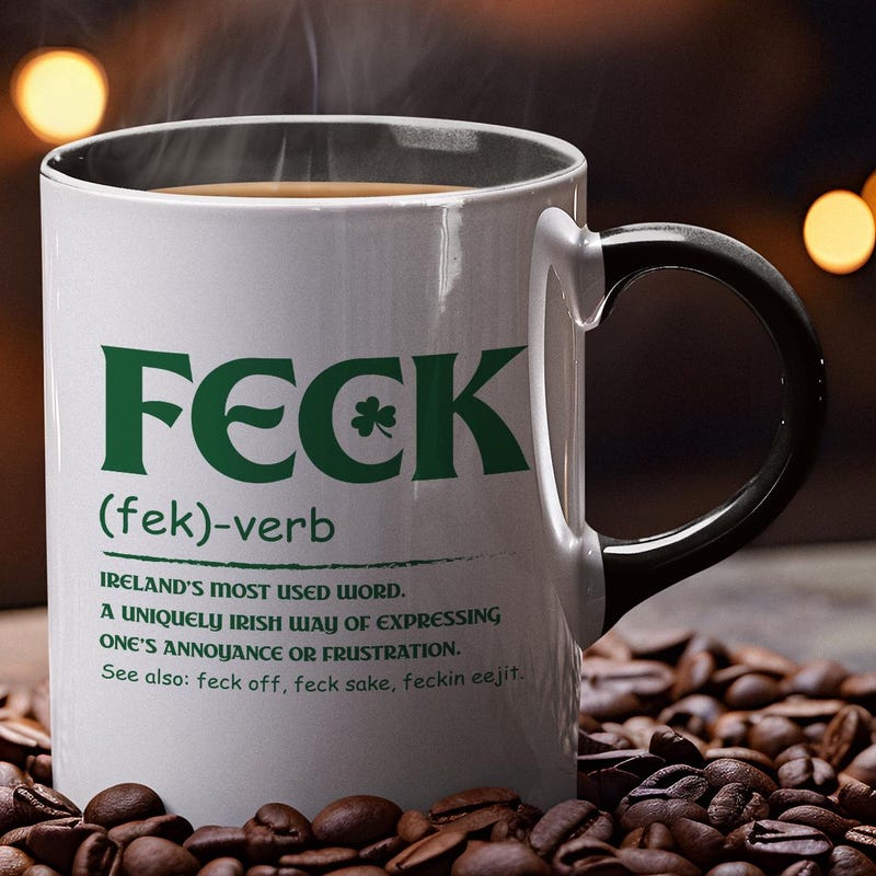 Irish Themed Coffee Mug - Etsy
