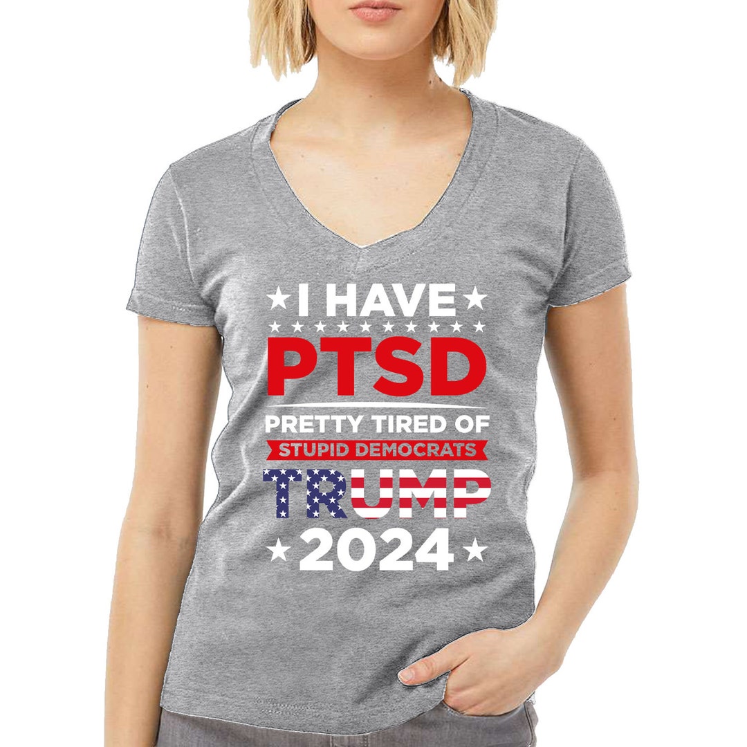 V Neck T-shirt for Him Her, Trump V Neck Tshirt/ Women T-shirt/ Tees ...