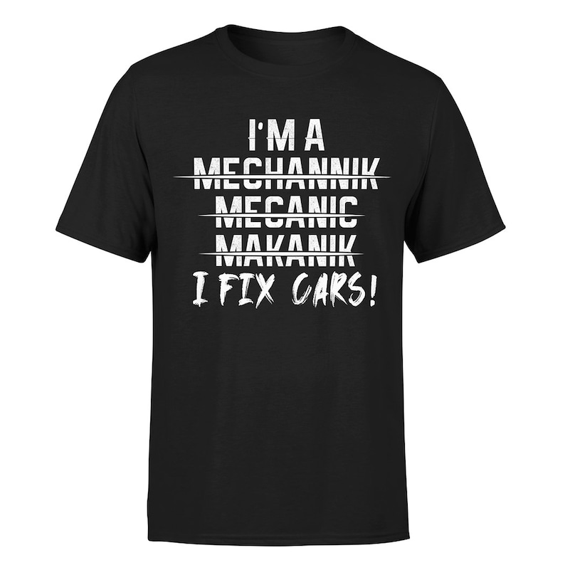 Funny Mechanic T-shirt: I Fix Cars Sarcasm Tee - Etsy