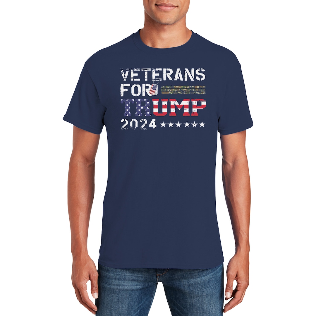 Veterans for Trump T-shirt, Tees, Tops, Trump T-shirt for Men/ Women ...