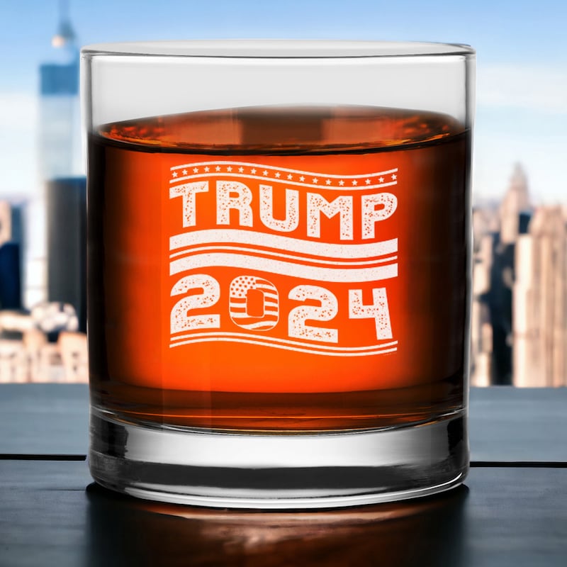 Whiskey Glasses Trump Old 47 - Etsy