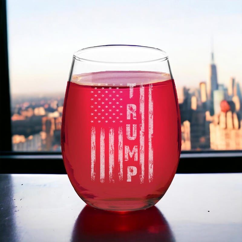 Donald Trump Wine Glasses - Etsy