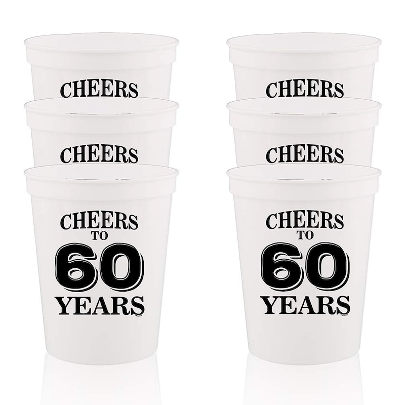 Styrofoam Cups 60th - Etsy