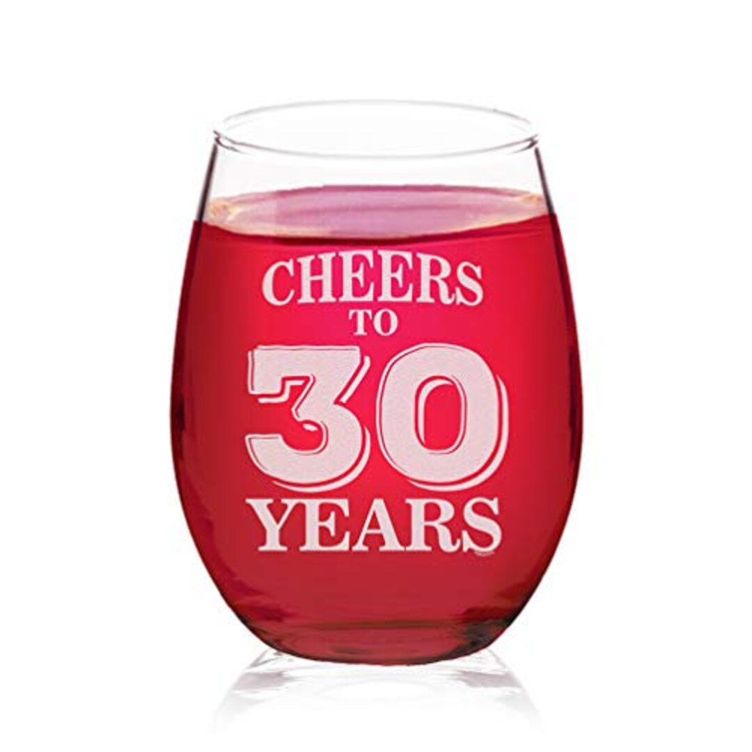 Cheers to 30 Years Thirth Birthday Gift for Him Her Thirty and Fabulous ...