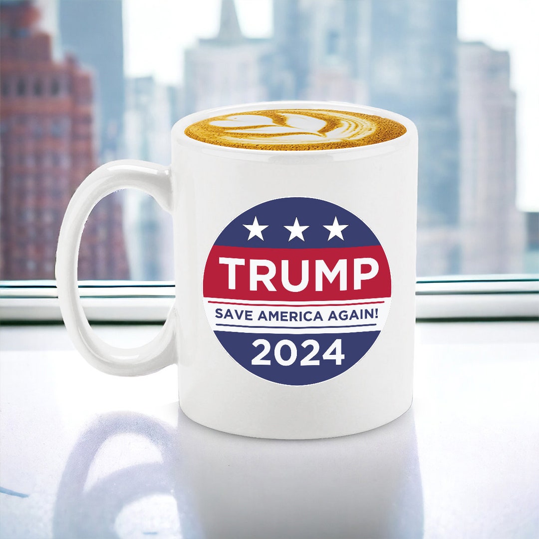 Save America Again Trump 2024 Coffee Mug, Donald Trump Coffee Mugs ...