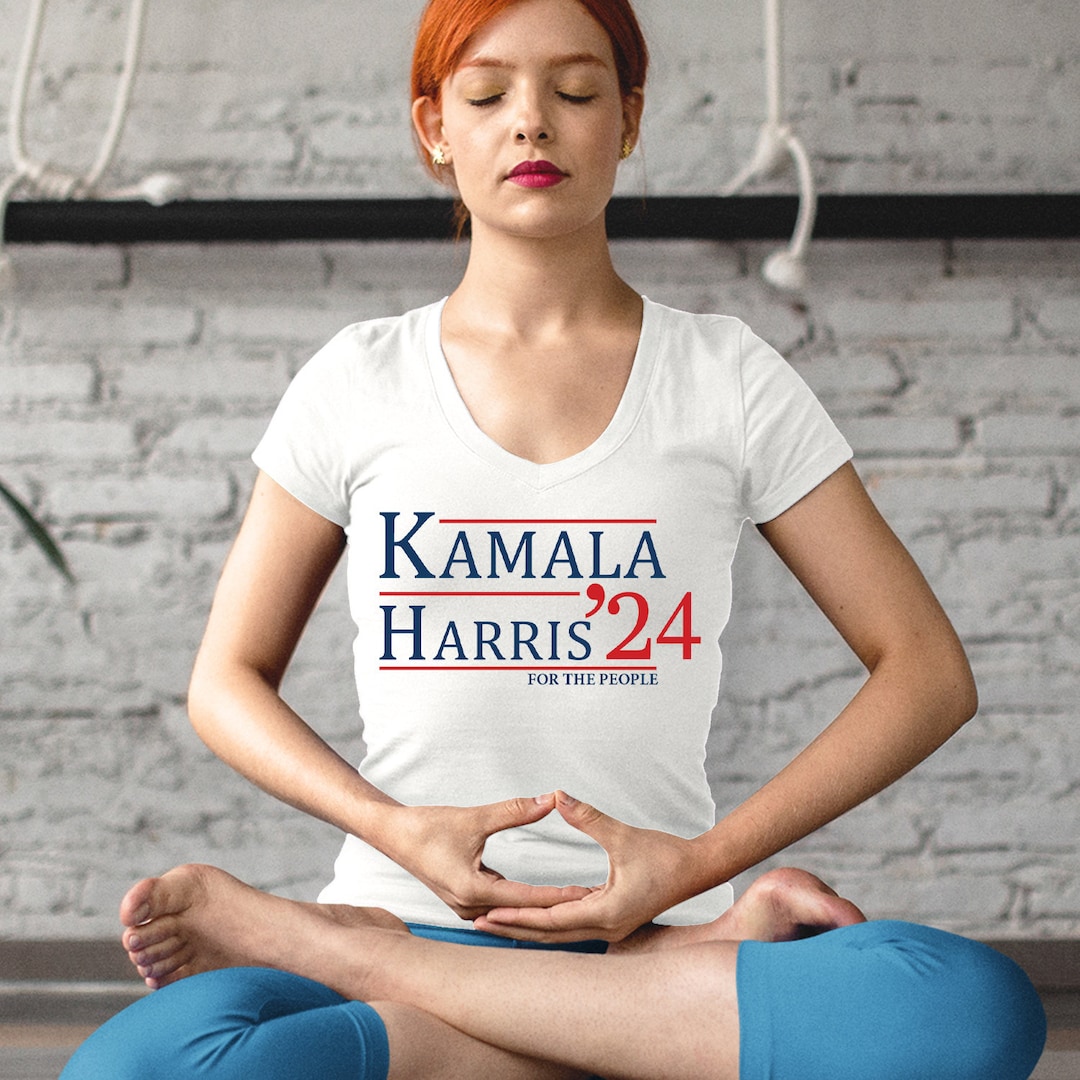Kamala Harris V Neck Tshirt,kamala Harris for the People Tshirt/ Women ...