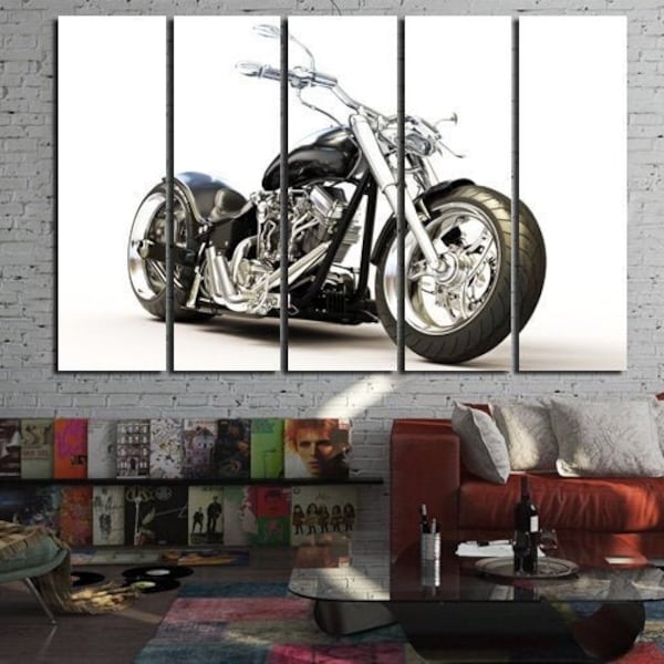 Motorcycle Wall Art - Etsy