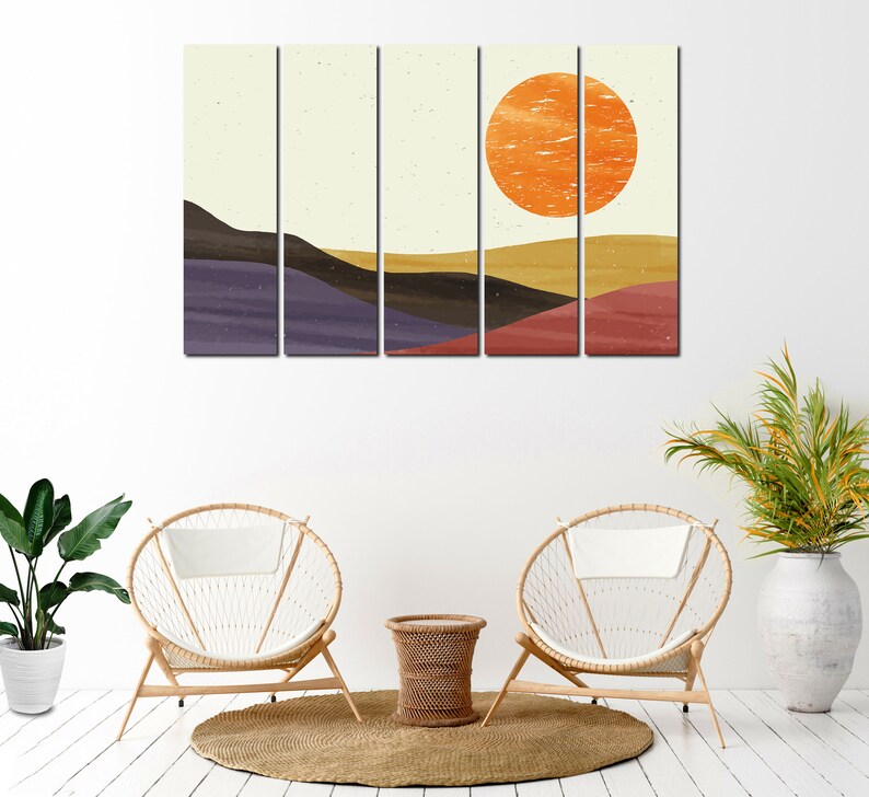 Minimalist Japanese Style Canvas Set for Wall Decoration | Etsy