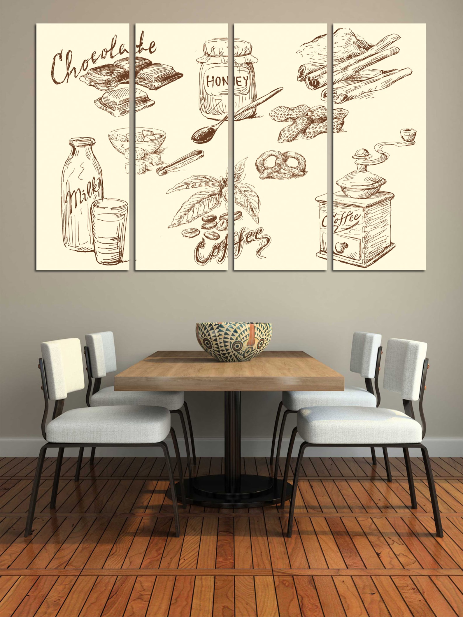 Restaurant Wall Art Kitchen Wall Decor Restaurant Decoration | Etsy