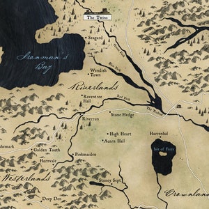 GOT Map Canvas Set for Wall Decor. Living Room, Office Decoration ...