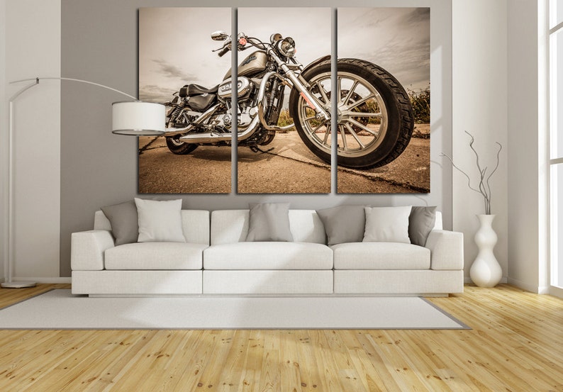 Harley Davidson Wall Art Harley Davidson Wall Decor Office Etsy