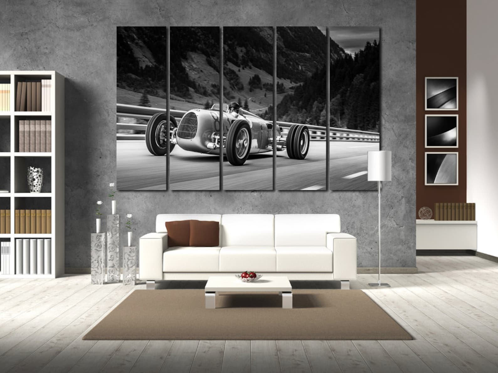 Retro Audi F1 Wall Art Audi GP Wall Decor F1 Wall Art GP Canvas Art ...