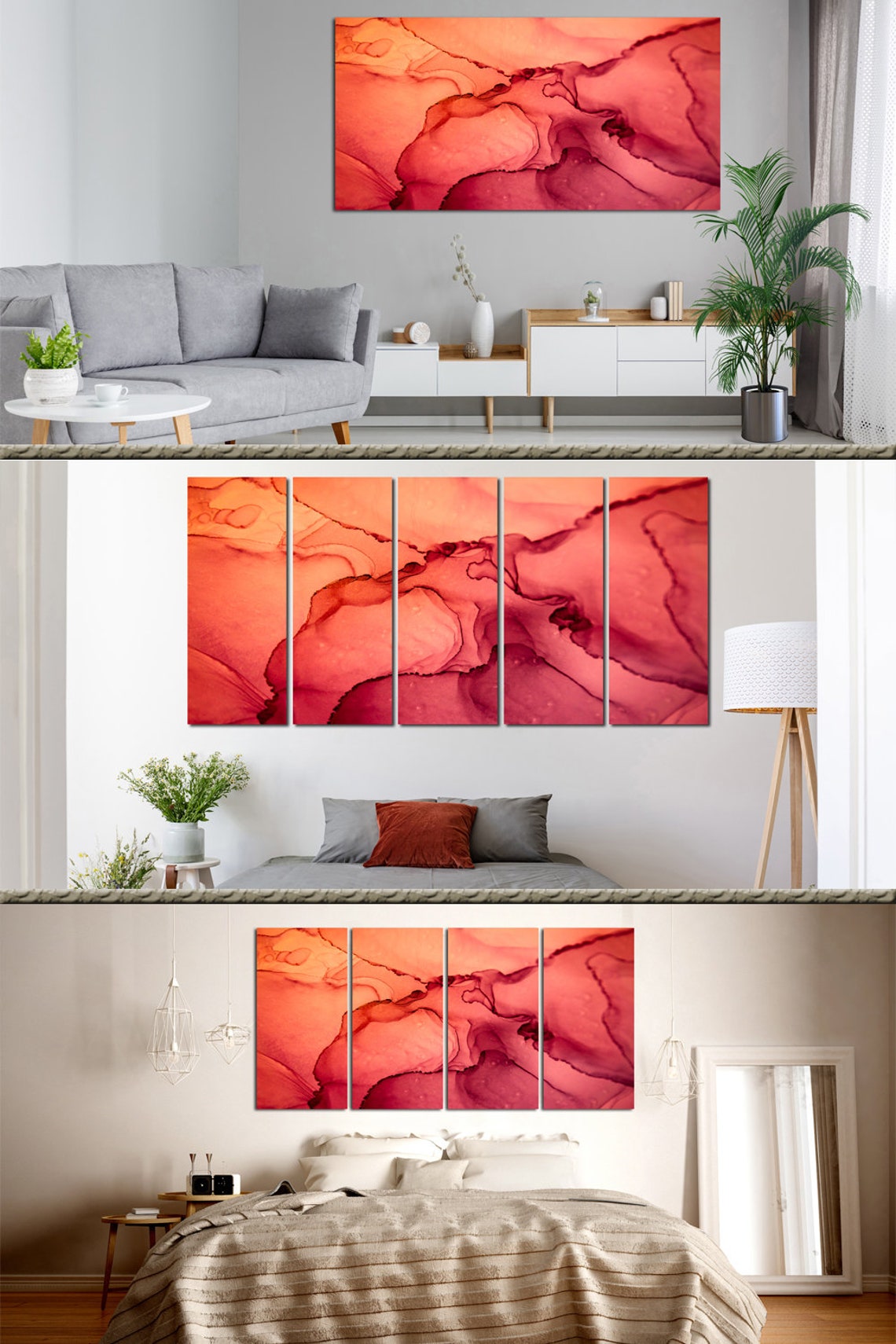 Creative modern wall art Abstract art Contemporary Abstract | Etsy