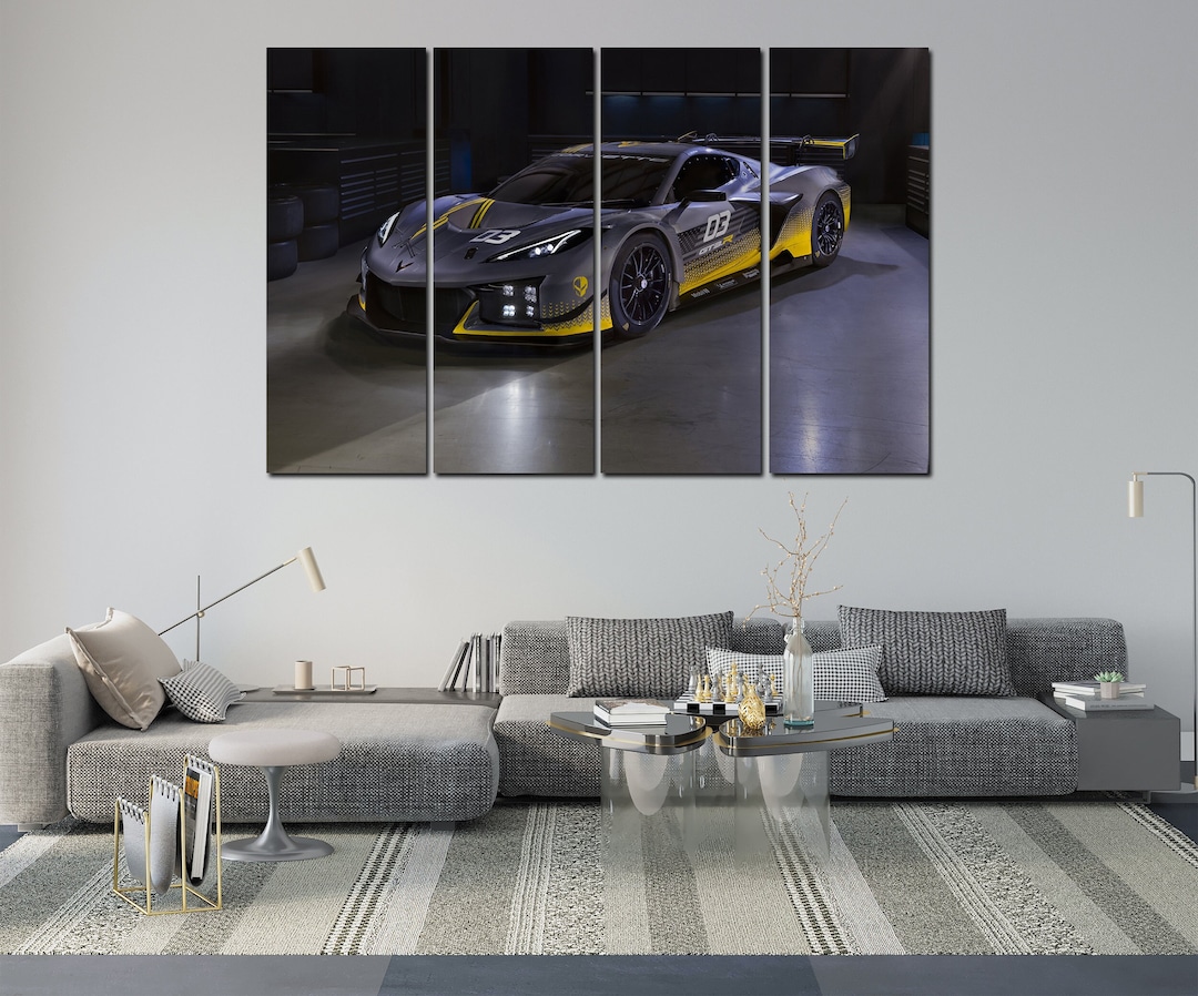 Chevrolet Corvette C8 Z06 GT3.R Art Prints Anniversary Gift Corvette ...