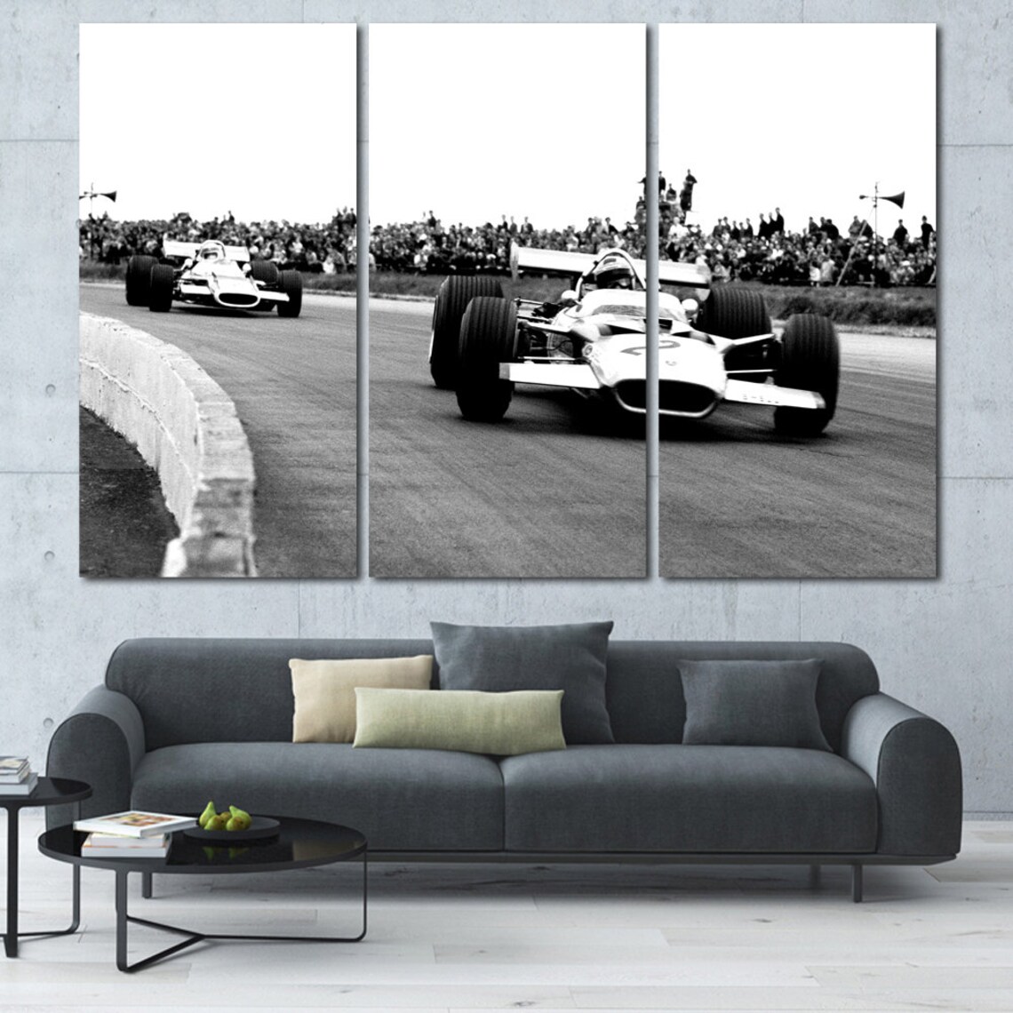 Retro Ferrari F1 Wall Art Ferrari Wall Decor F1 Wall Art Cars | Etsy