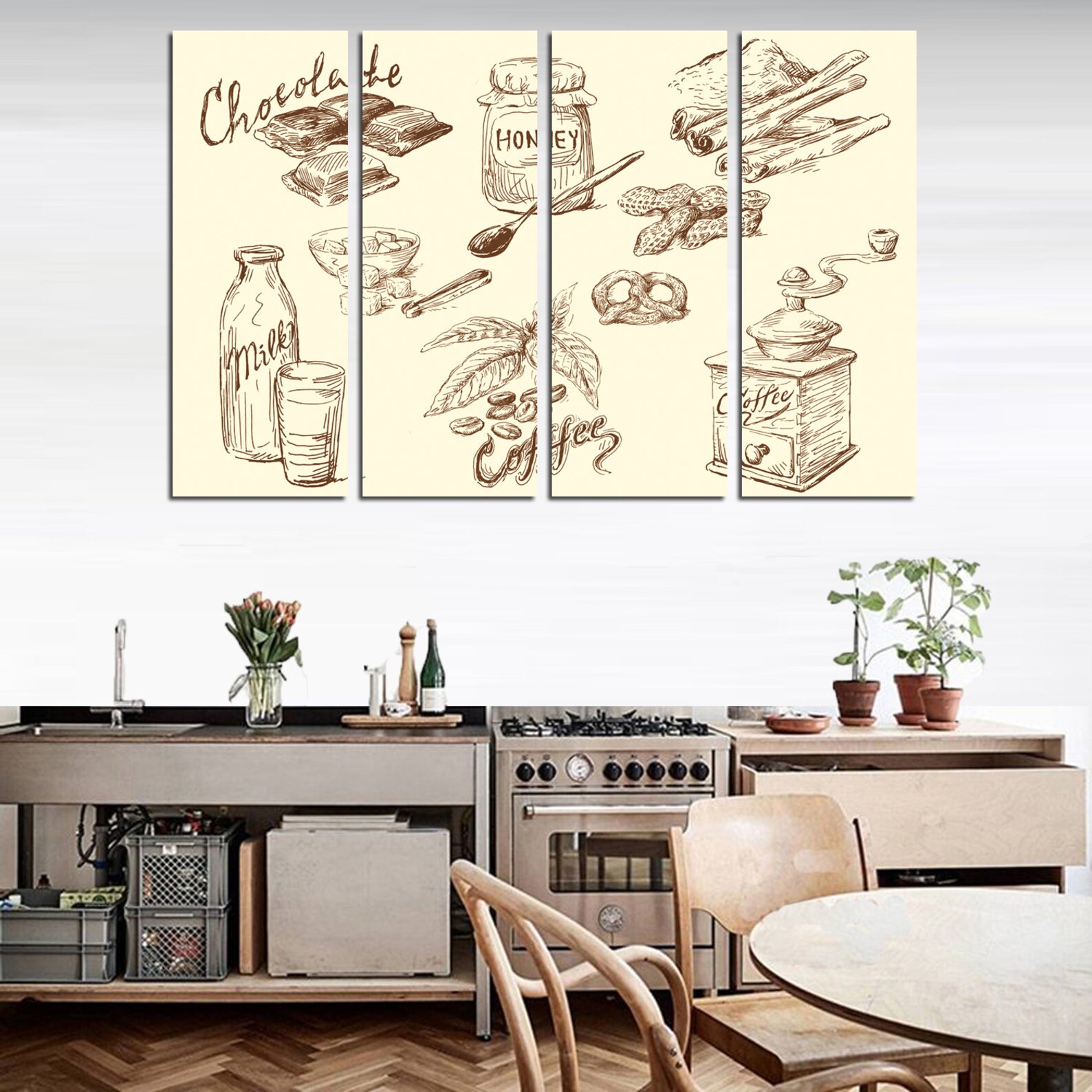 Restaurant Wall Art Kitchen Wall Decor Restaurant Decoration | Etsy