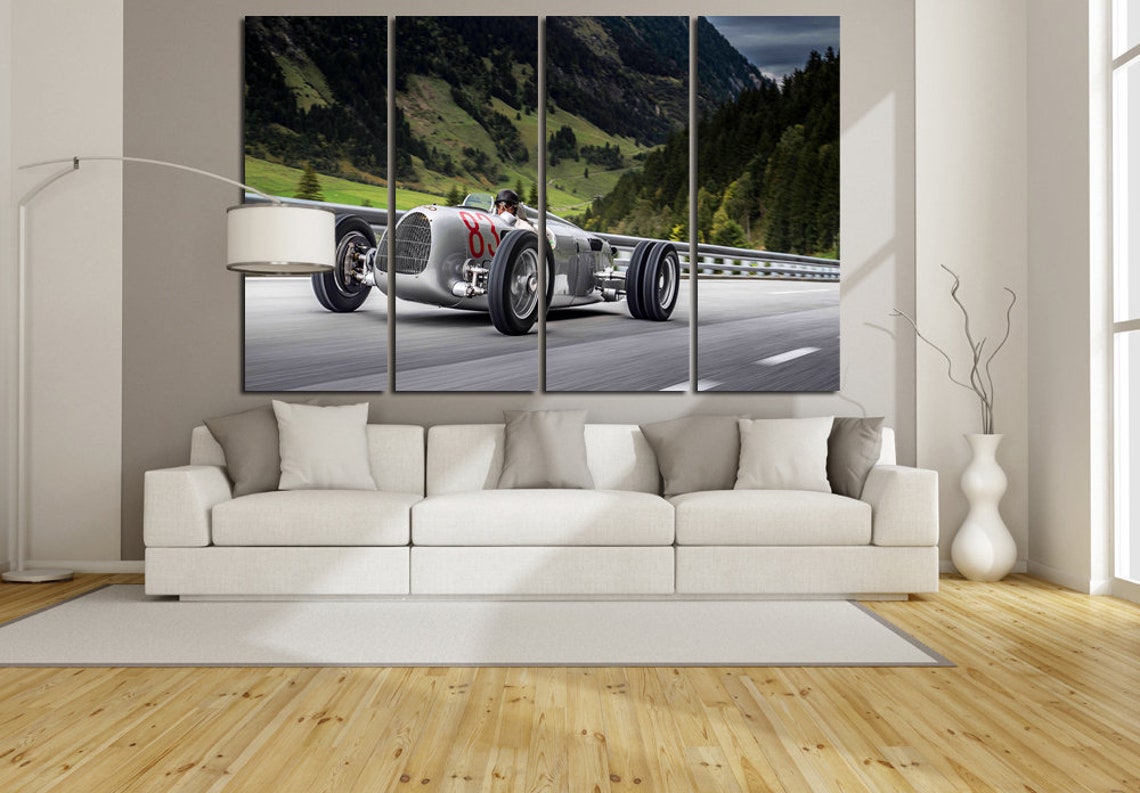 Retro Audi F1 Wall Art Audi GP Wall Decor F1 Wall Art GP | Etsy