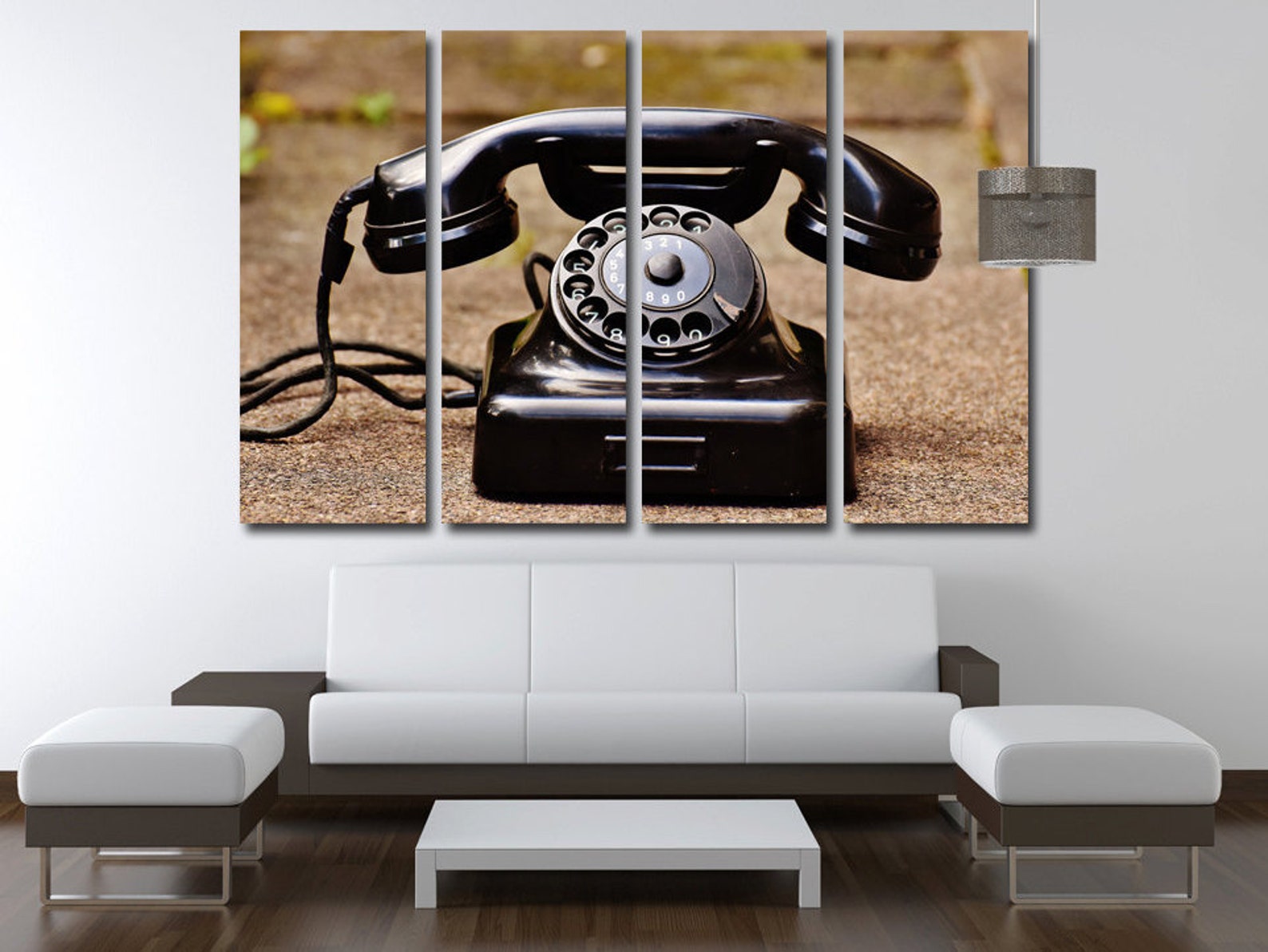 Vintage Wall Art, Telephone Wall Art, Office Wall Decor, Vintage Photo ...