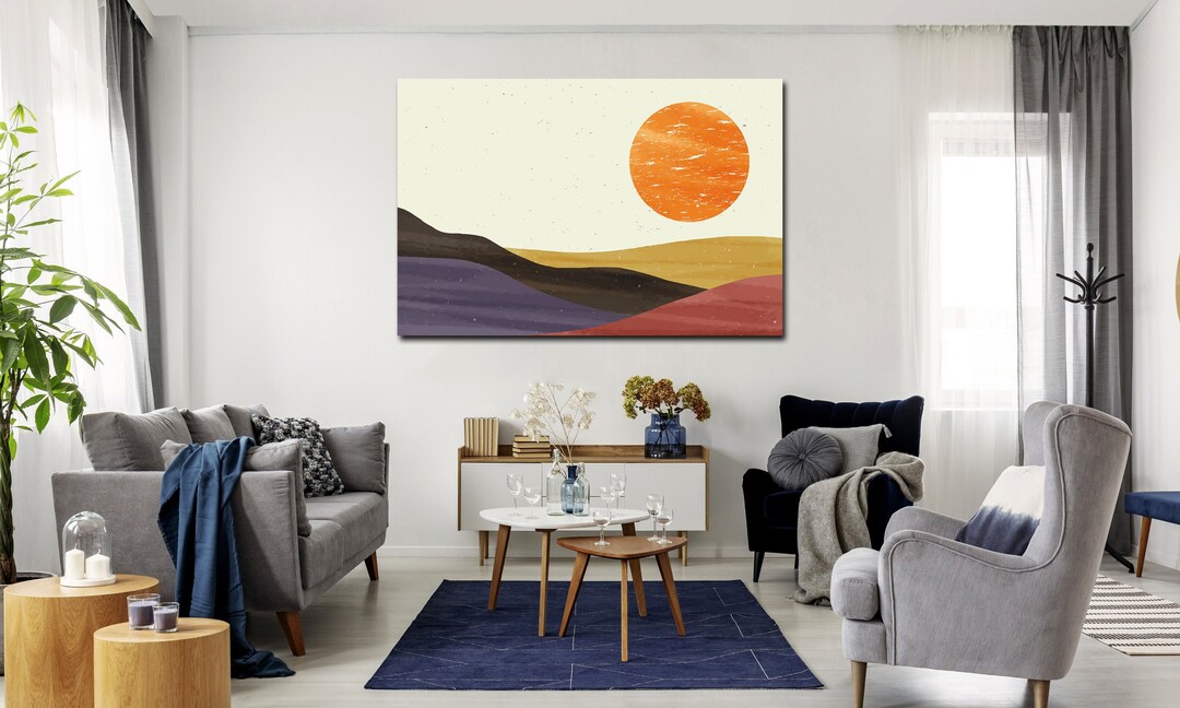 Minimalist Japanese Style Canvas Set for Wall Decoration Japanese Wall ...