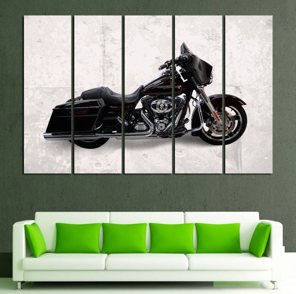 Harley Davidson Wall Art Harley Davidson Wall Decor Harley Etsy