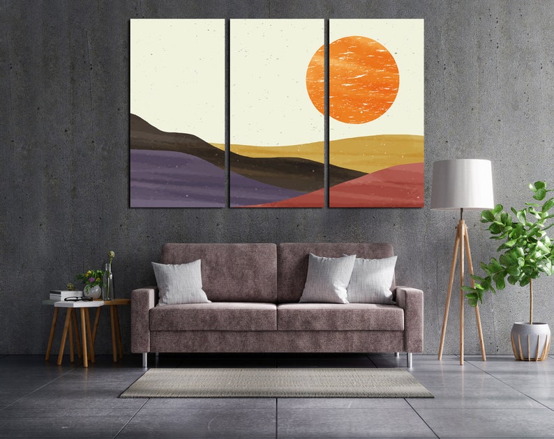 Minimalist Japanese Style Canvas Set for Wall Decoration | Etsy