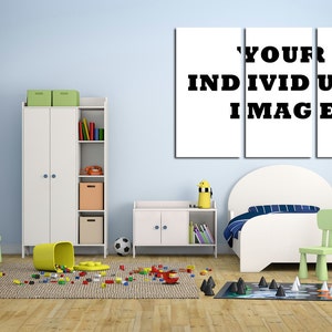 Custom Photo on 3 Panels Canvas. Custom Images Printed on Multi Panel ...