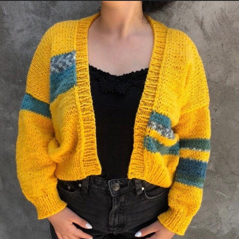 Color Block Sweater - Etsy