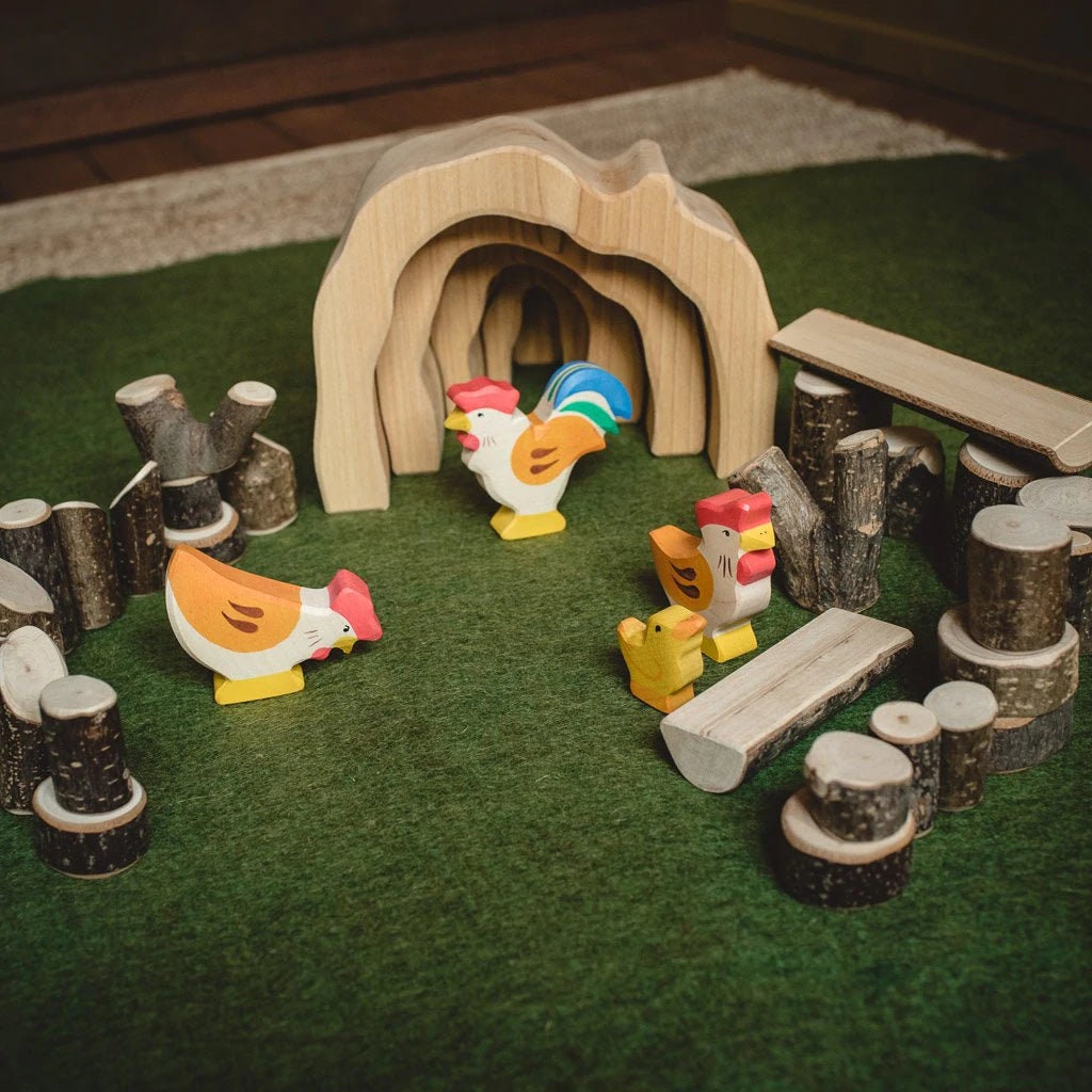 NIC Toys Glueckskaefer Grotto Set Natural - Etsy