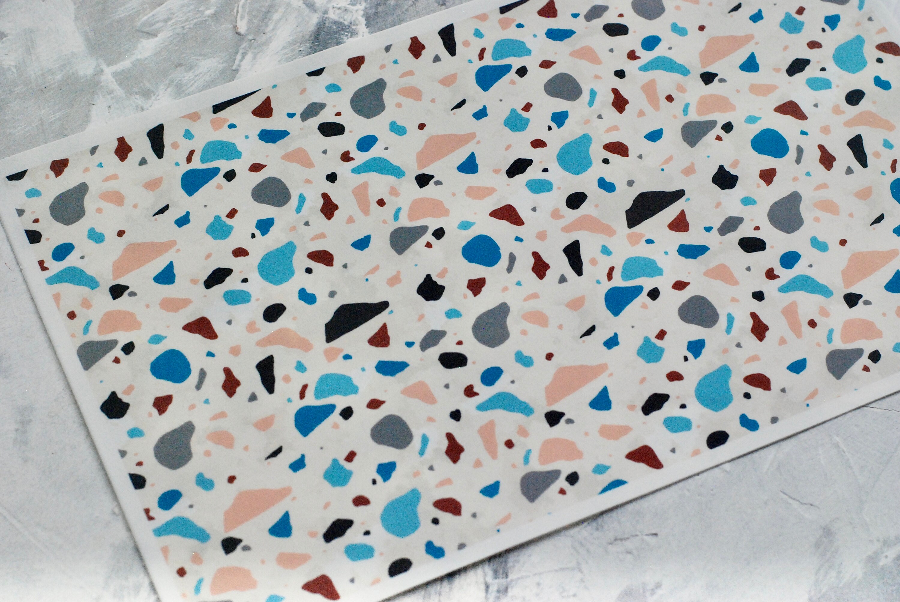 Printed Edible Frosting Sheets (terrazo Design Patterns) for Cakes and ...
