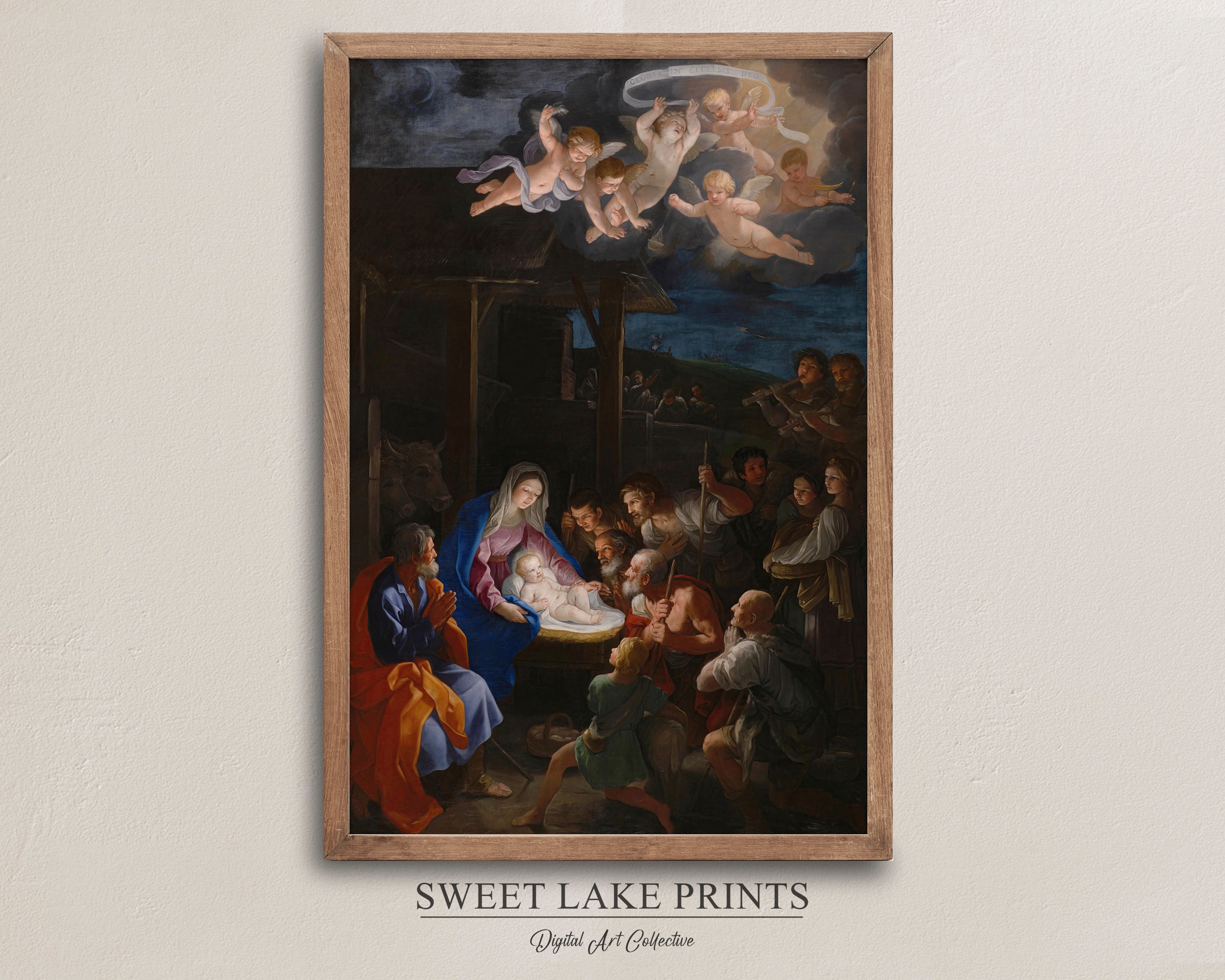Gari Melchers Prints Nativity Clipart
