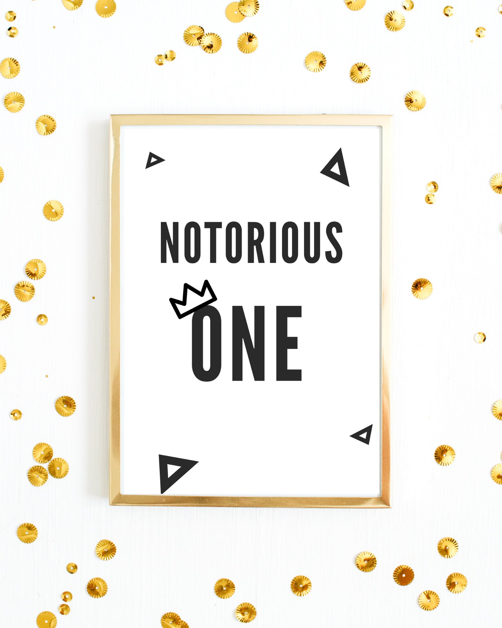 The Big One Notorious BIG Signs Instant Download Party Decorations - Etsy