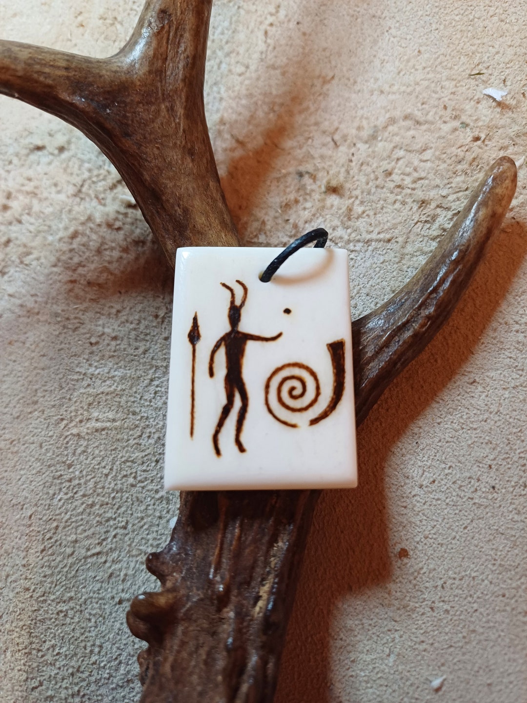 Odin at Mimir's Well, Bone Pyrography, Viking Norse Pagan Heathen ...