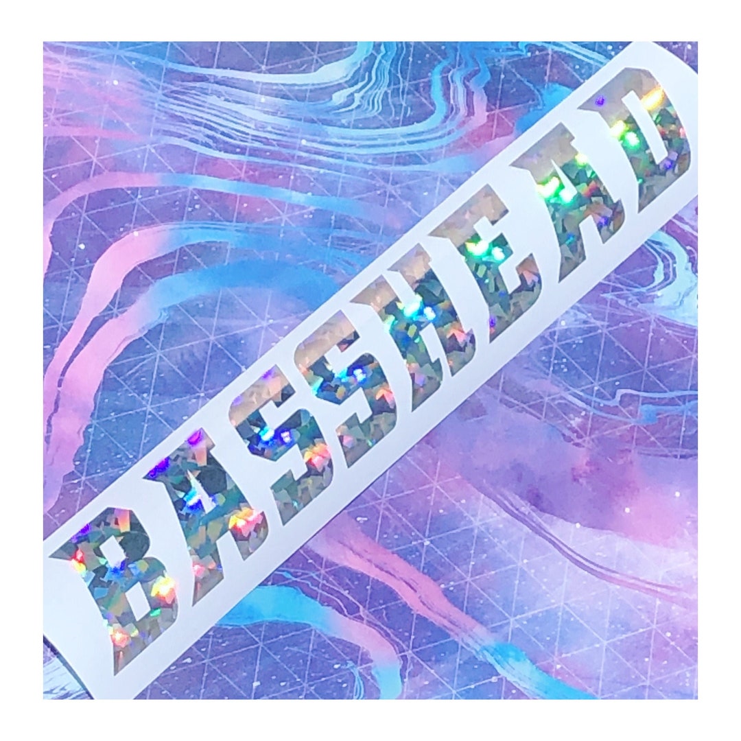 BASSHEAD Vinyl Stickers - Many Colors to Choose From - Rave/edm - Etsy