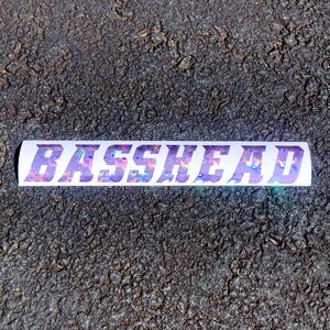 BASSHEAD Vinyl Stickers - Many Colors to Choose From - Rave/edm - Etsy