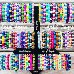 Kandi Stack Bracelets Ready to Ship Assorted Lot, Various Bundle, Party ...