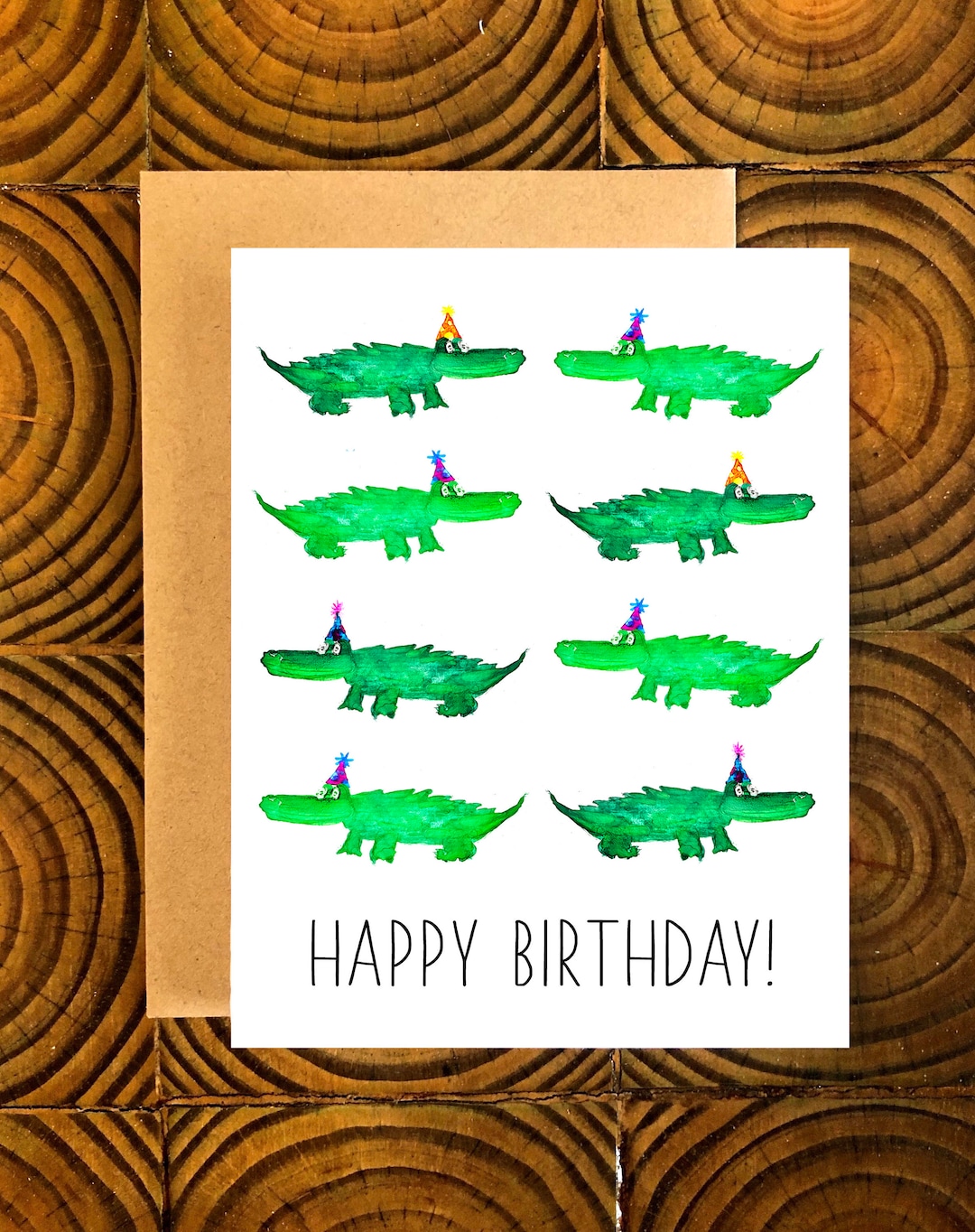 Alligator, King Gizzard Birthday Card - Etsy