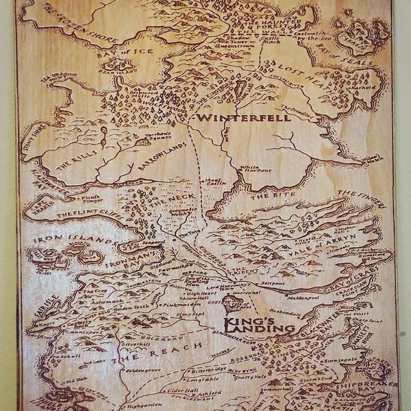 Westeros Map - Etsy