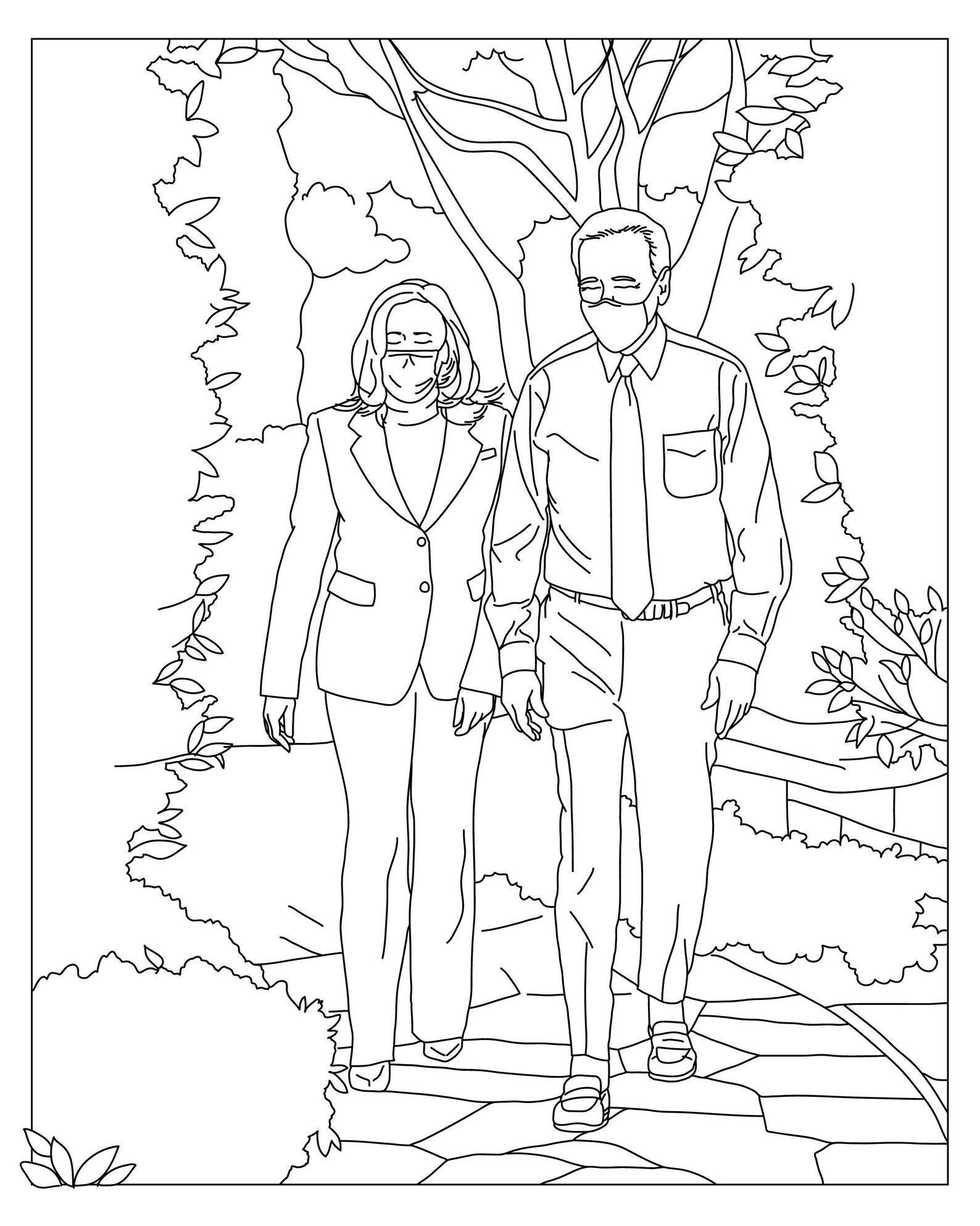 Kamala Harris Coloring Page Coloring Pages