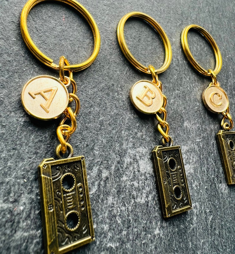 Retro Cassette Keyring / Old School Tape Keyring / Retro - Etsy