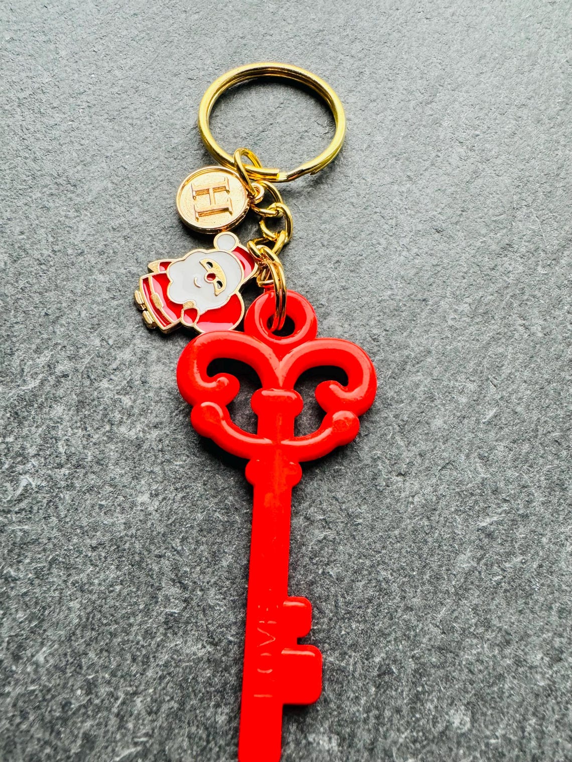 Santas Magic Key Gift / Red Father Christmas Key / Stocking Filler ...
