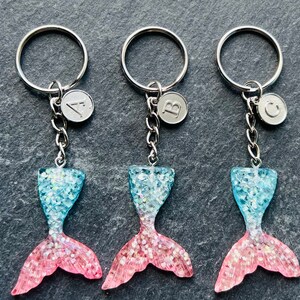 Mermaid Tail Keyring Gift / Mermaid Gift for Her / Mermaid Keyring ...