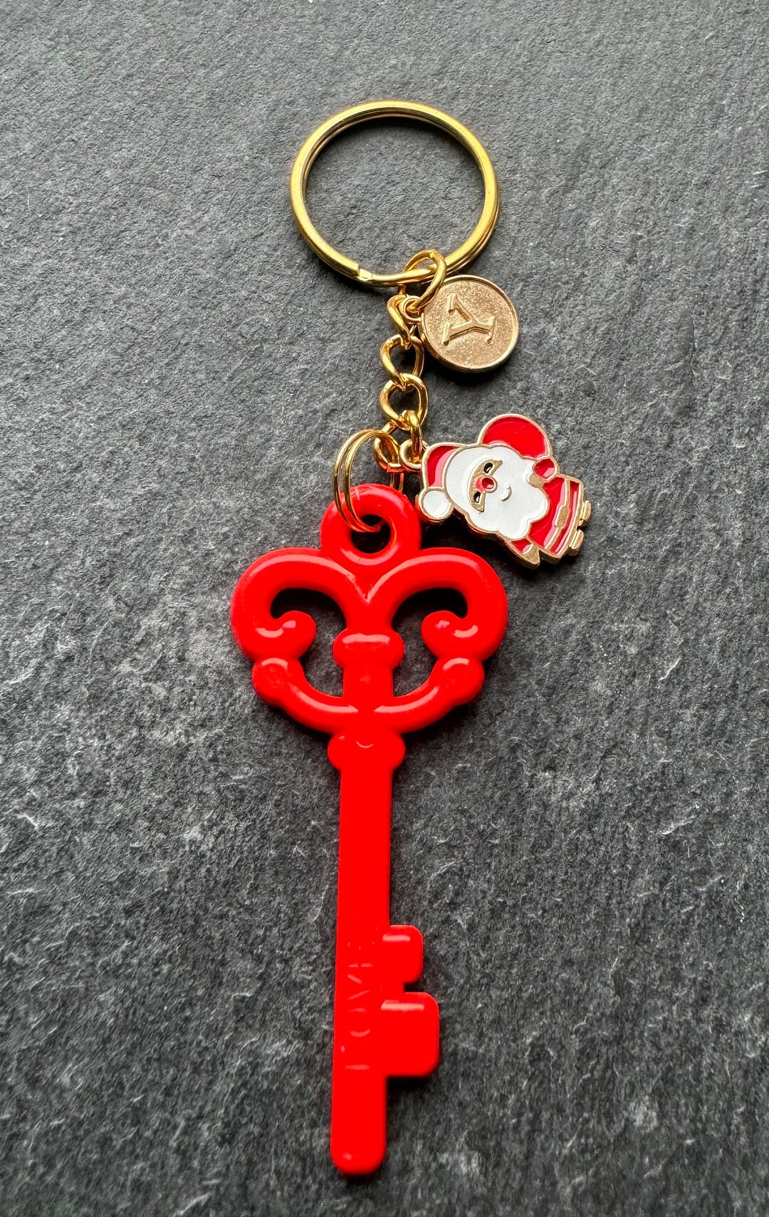 Santas Magic Key Gift / Red Father Christmas Key / Stocking Filler ...